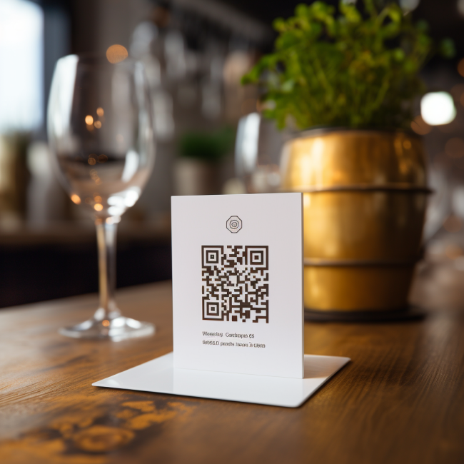 Digital menu
