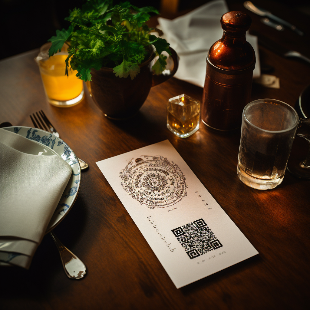 Digital menu